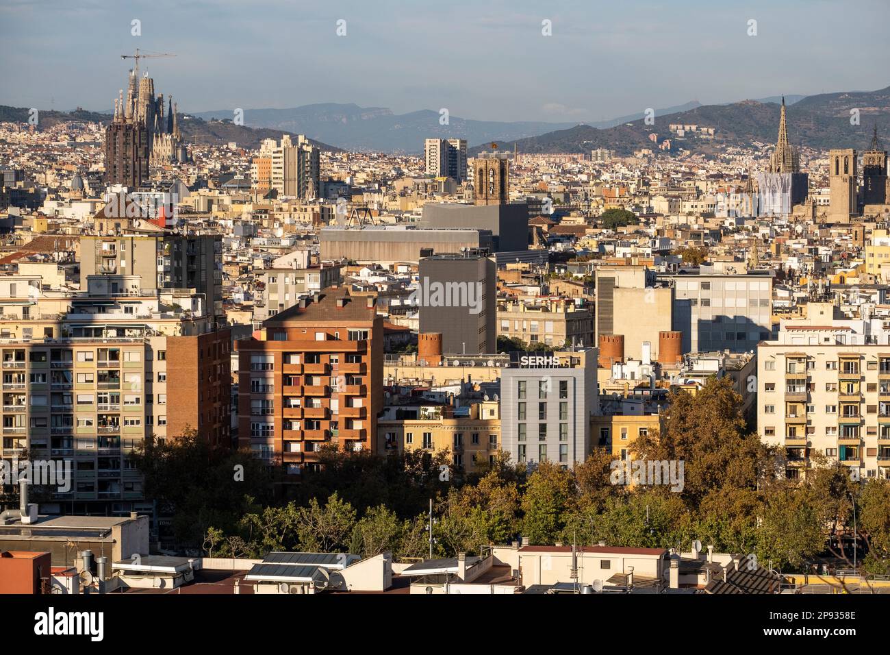 Aerial view barcelona cities hi-res stock photography and images - Alamy