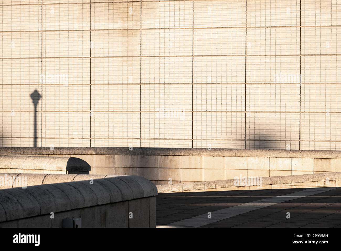 Architectural abstract detail of a concrete facade Stock Photo - Alamy