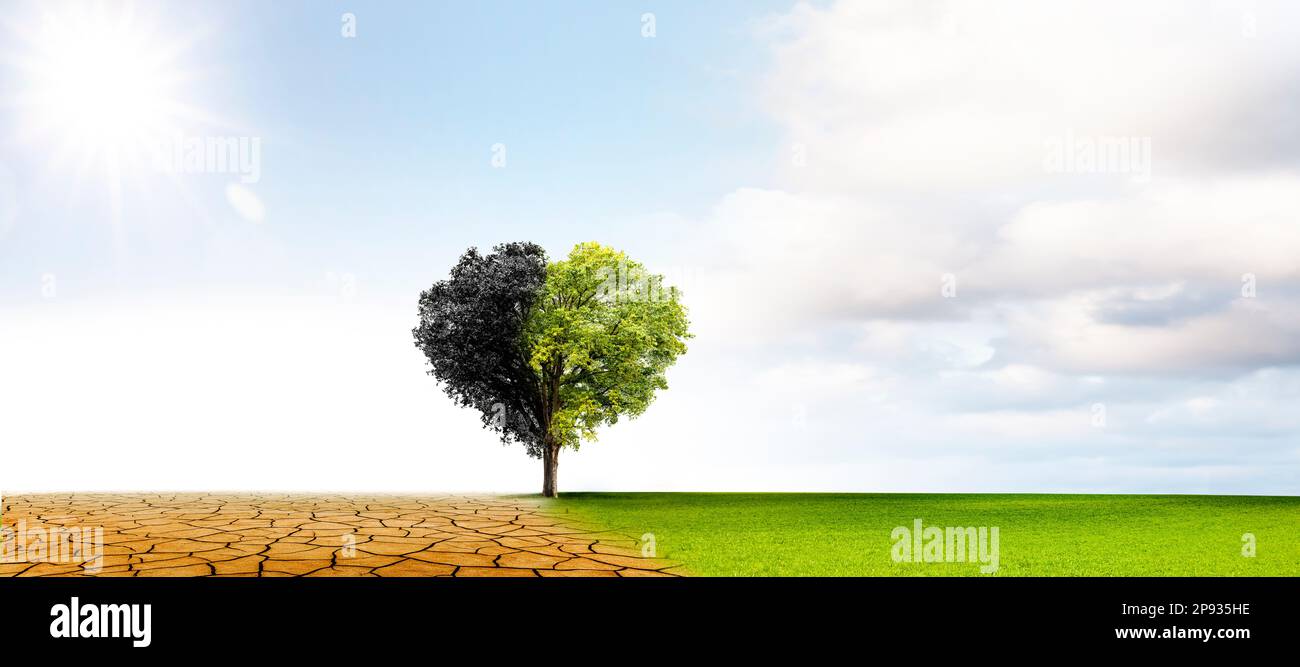 Global warming example hi-res stock photography and images - Alamy