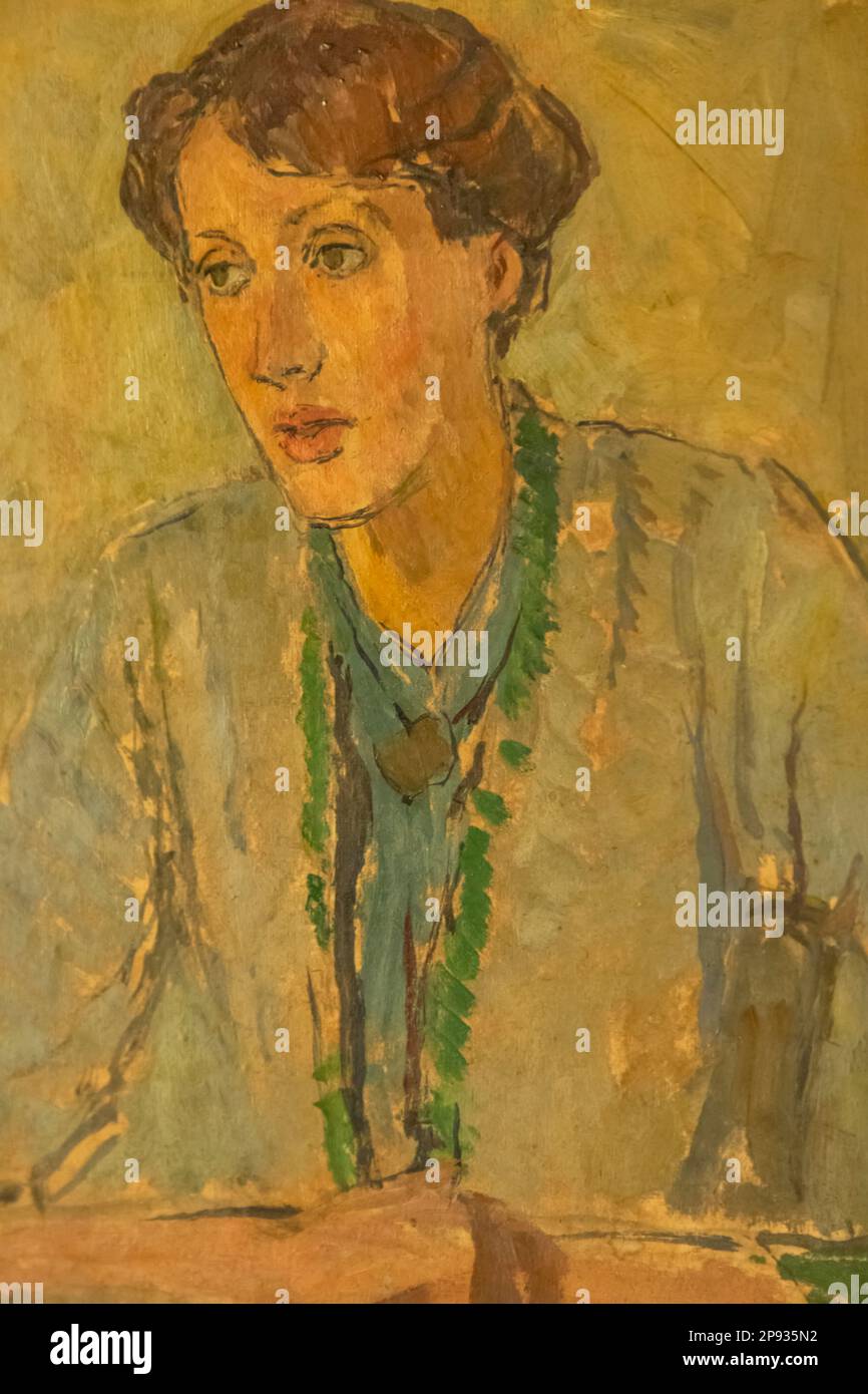 England, East Sussex, Lewes, Rodmell Village, Monk's House the Former ...