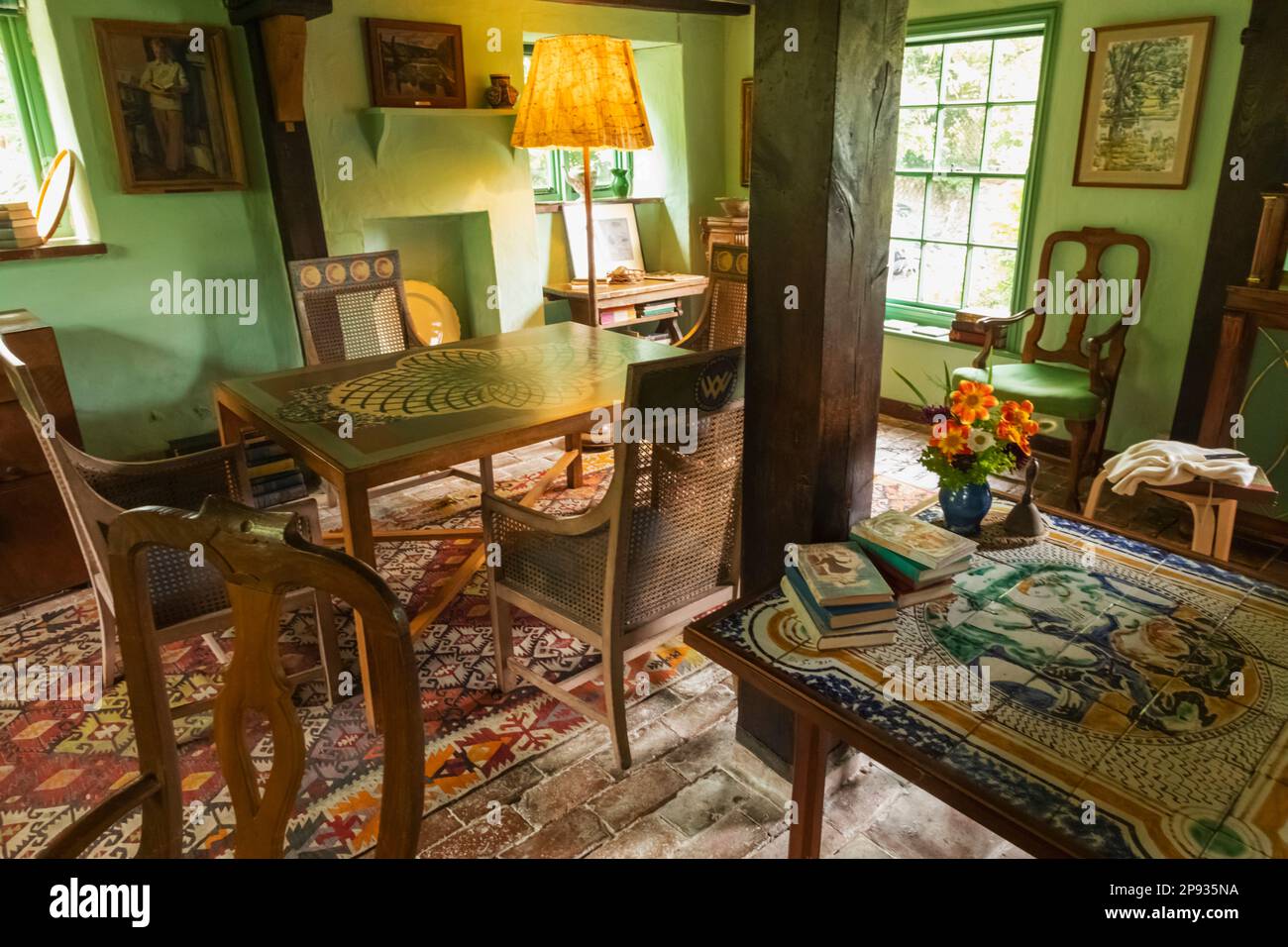 England, East Sussex, Lewes, Rodmell Village, Monk's House the Former ...