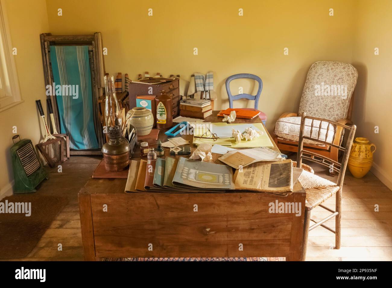 England, East Sussex, Lewes, Rodmell Village, Monk's House the Former ...