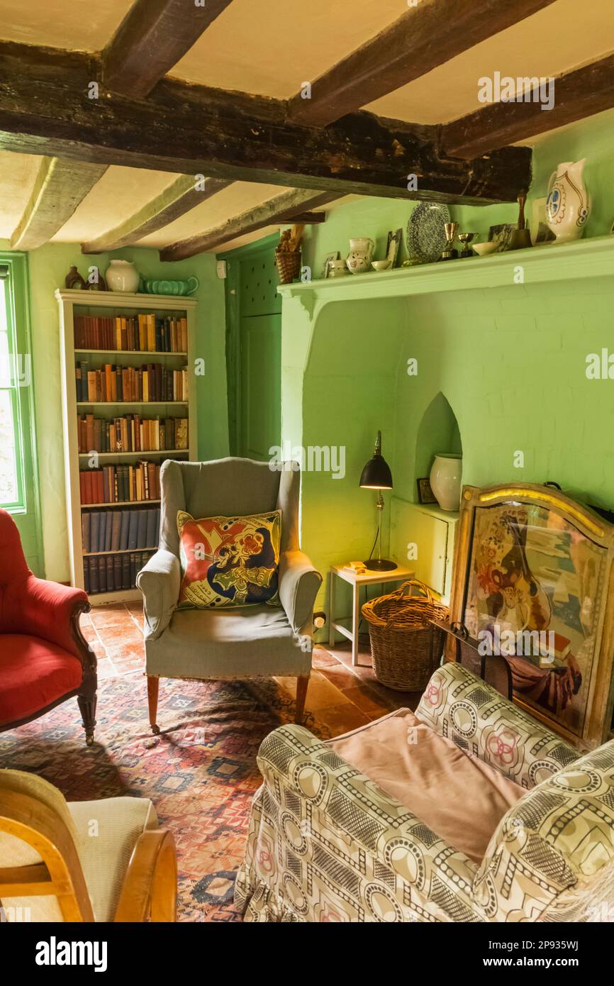 England, East Sussex, Lewes, Rodmell Village, Monk's House the Former ...