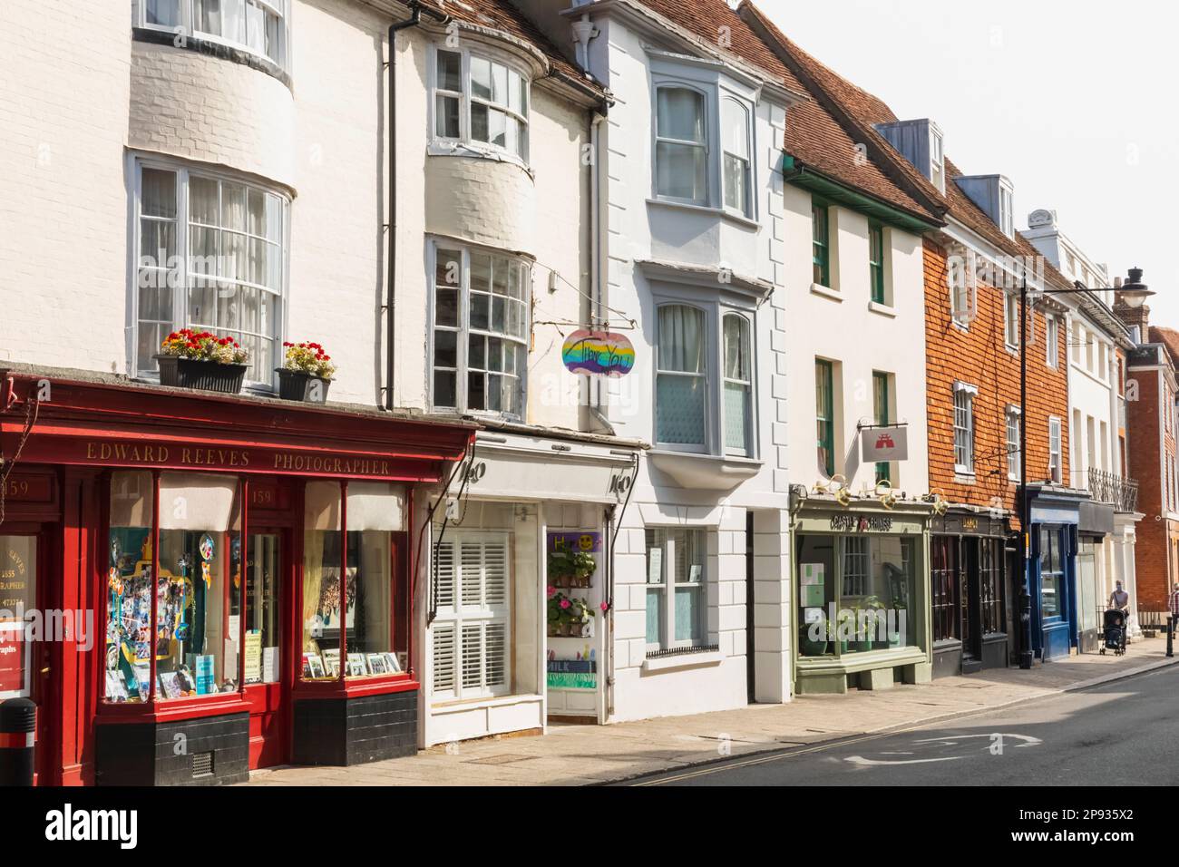 England, East Sussex, Lewes, The High Street Stock Photo - Alamy