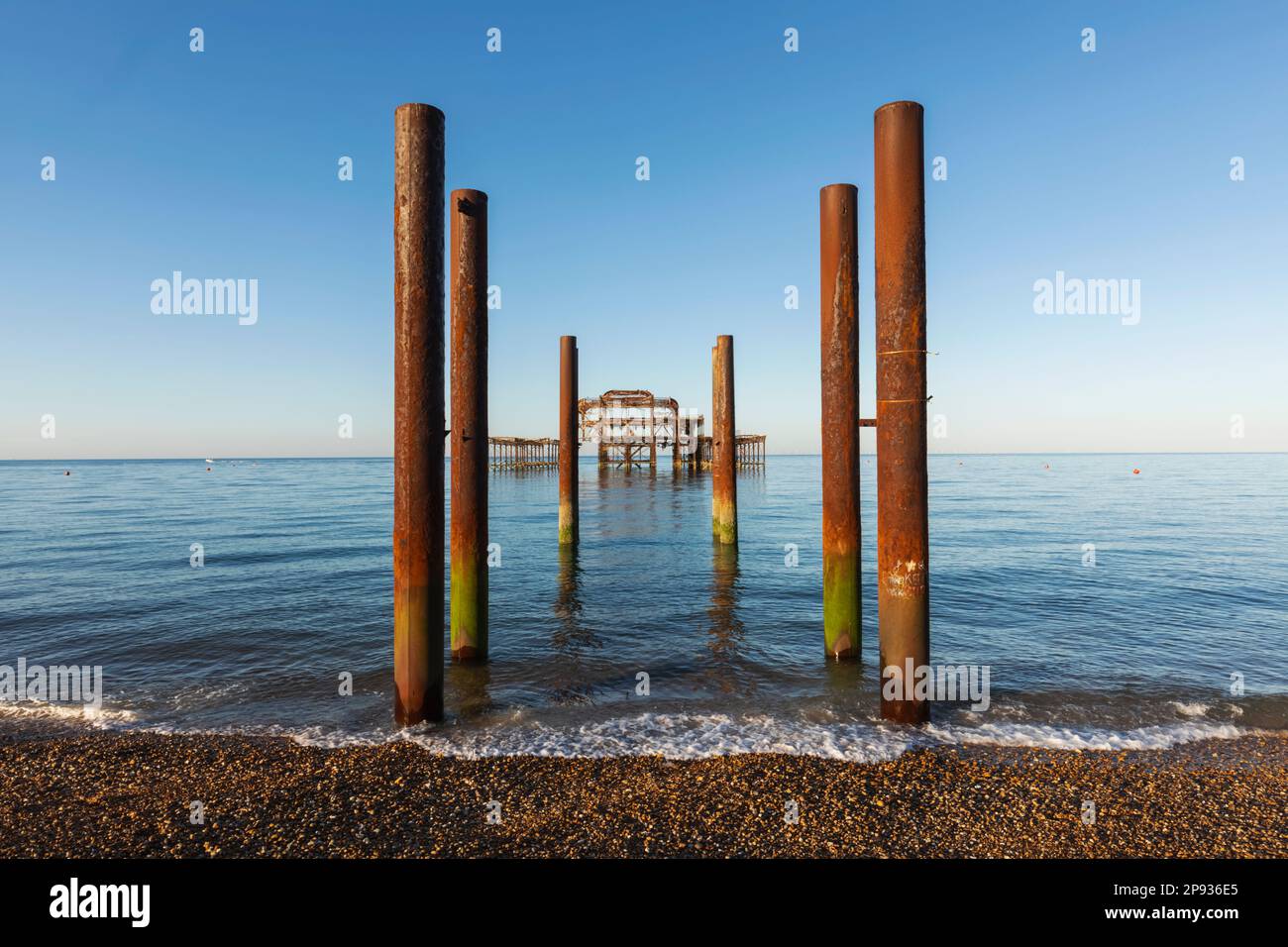 Old pier ruins hi-res stock photography and images - Alamy