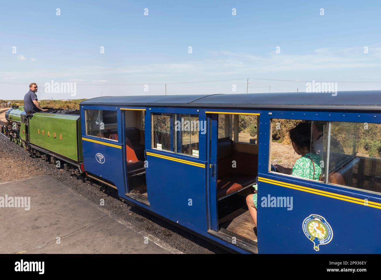 England, Kent, Dungeness, The Romney Hythe and Dymchurch Railway, Steam ...