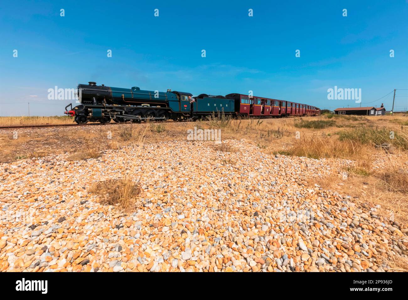 England, Kent, Dungeness, The Romney Hythe and Dymchurch Railway, Steam ...