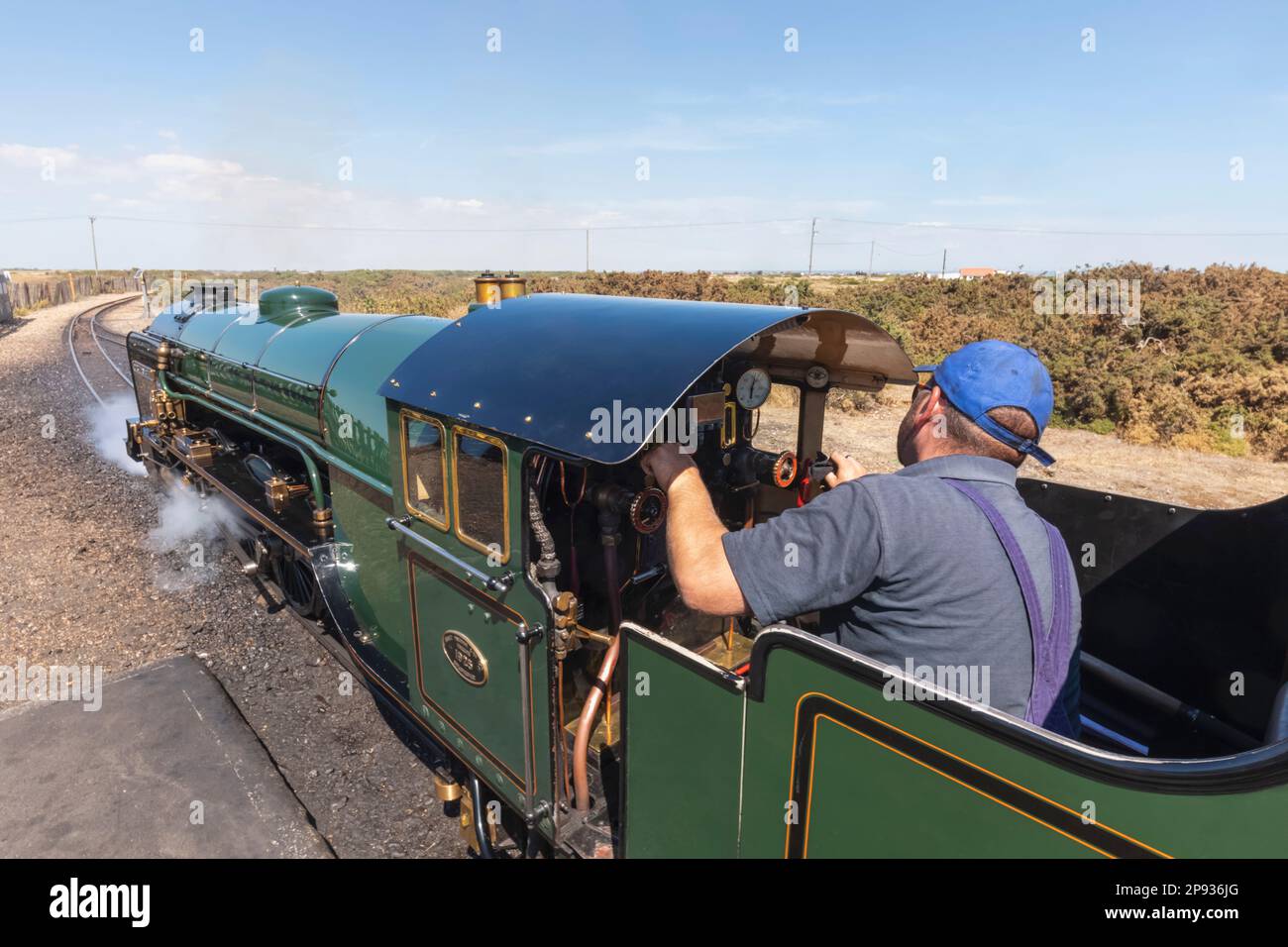 England, Kent, Dungeness, The Romney Hythe and Dymchurch Railway, Steam ...