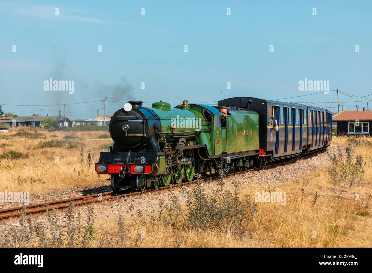 England, Kent, Dungeness, The Romney Hythe and Dymchurch Railway, Steam ...