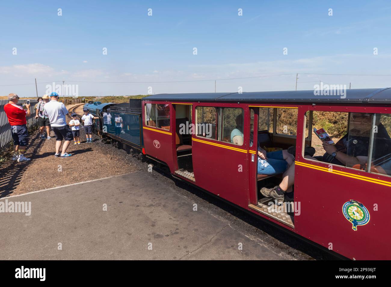 England, Kent, Dungeness, The Romney Hythe and Dymchurch Railway, Steam ...