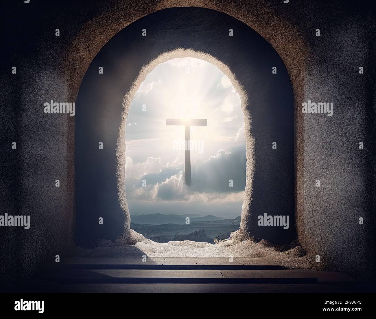 Jesus after crucifixion hi-res stock photography and images - Alamy