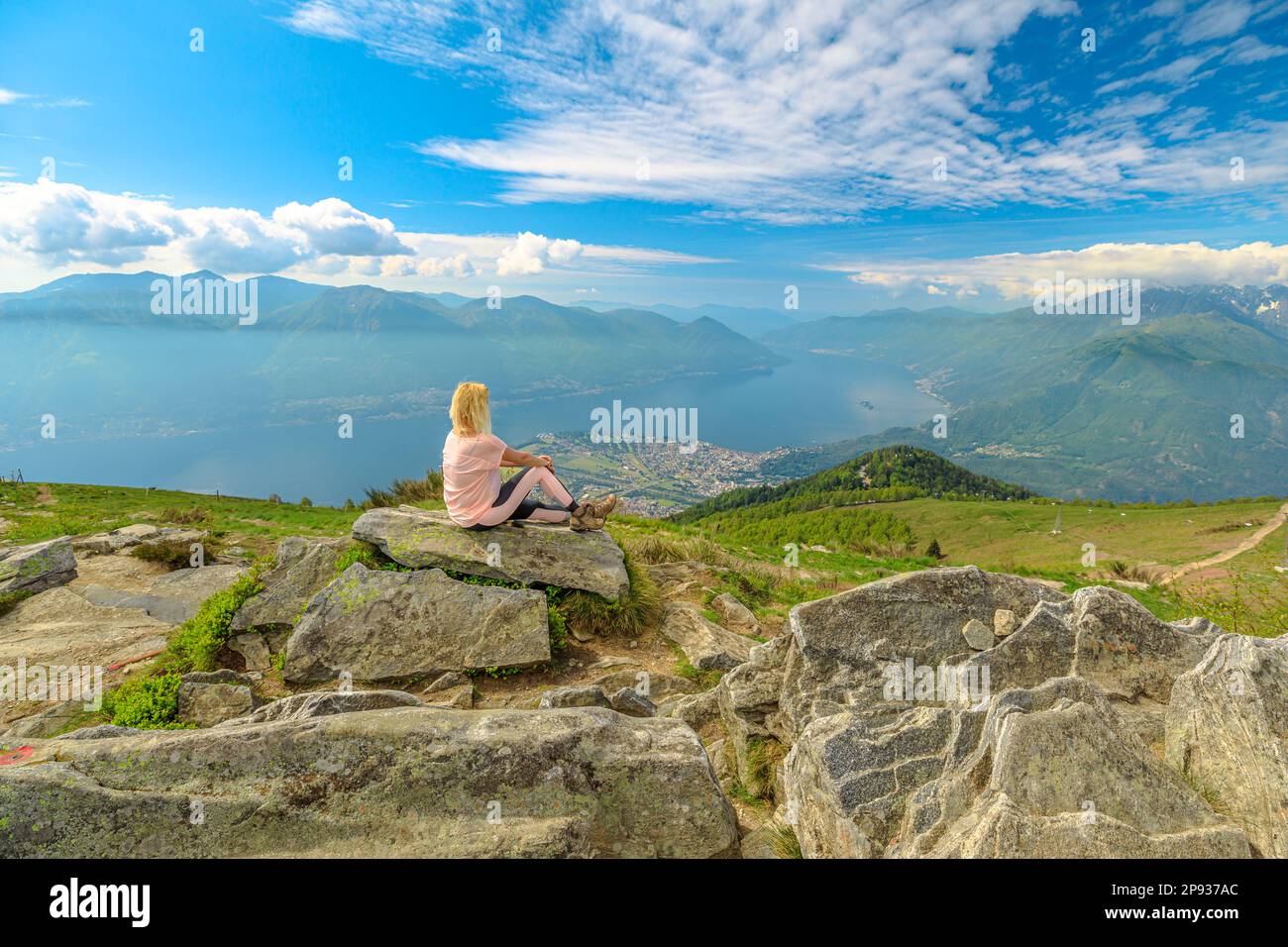 Cardada cimetta mountain hi-res stock photography and images - Alamy
