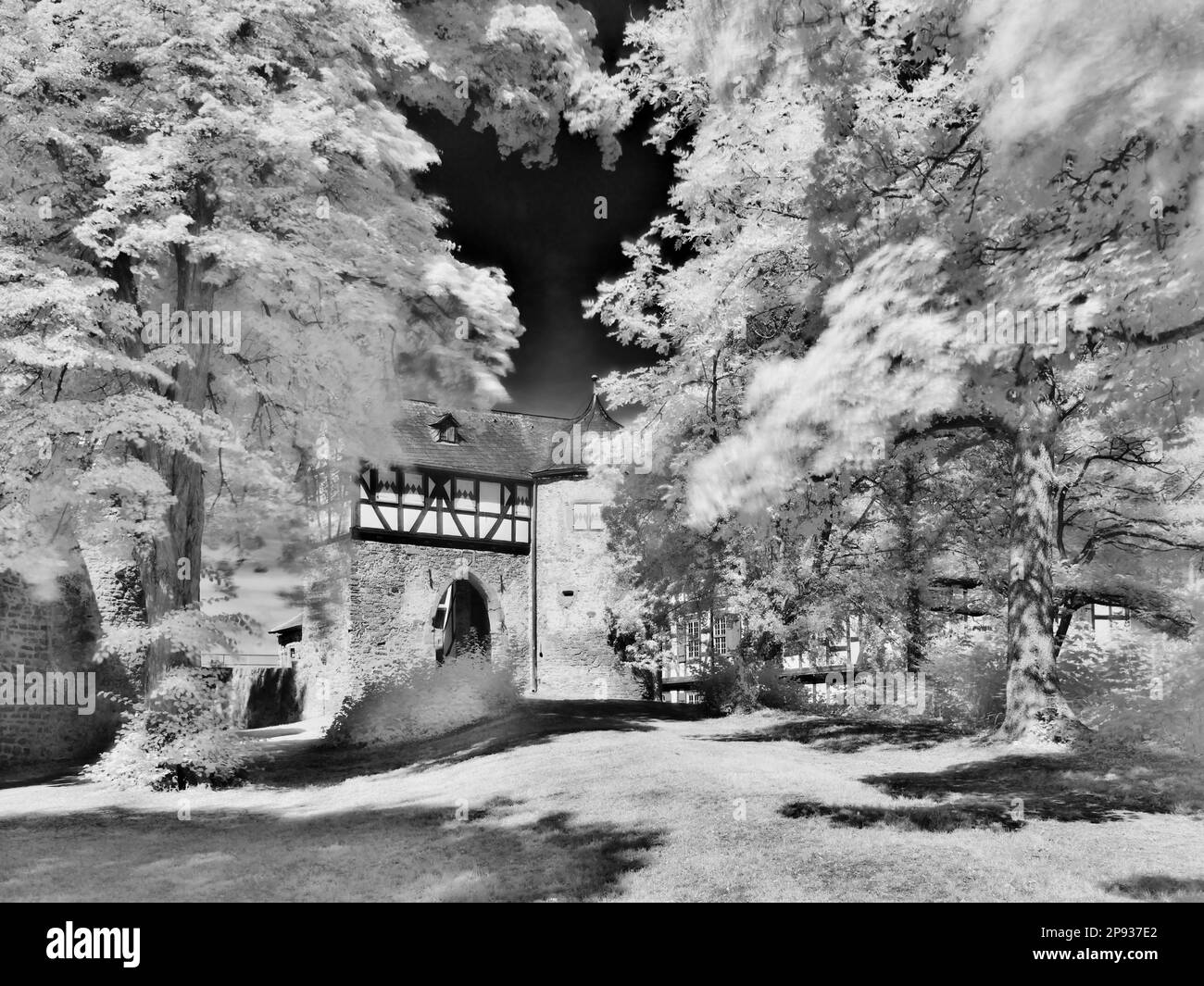 Half timber framing architecture Black and White Stock Photos & Images ...