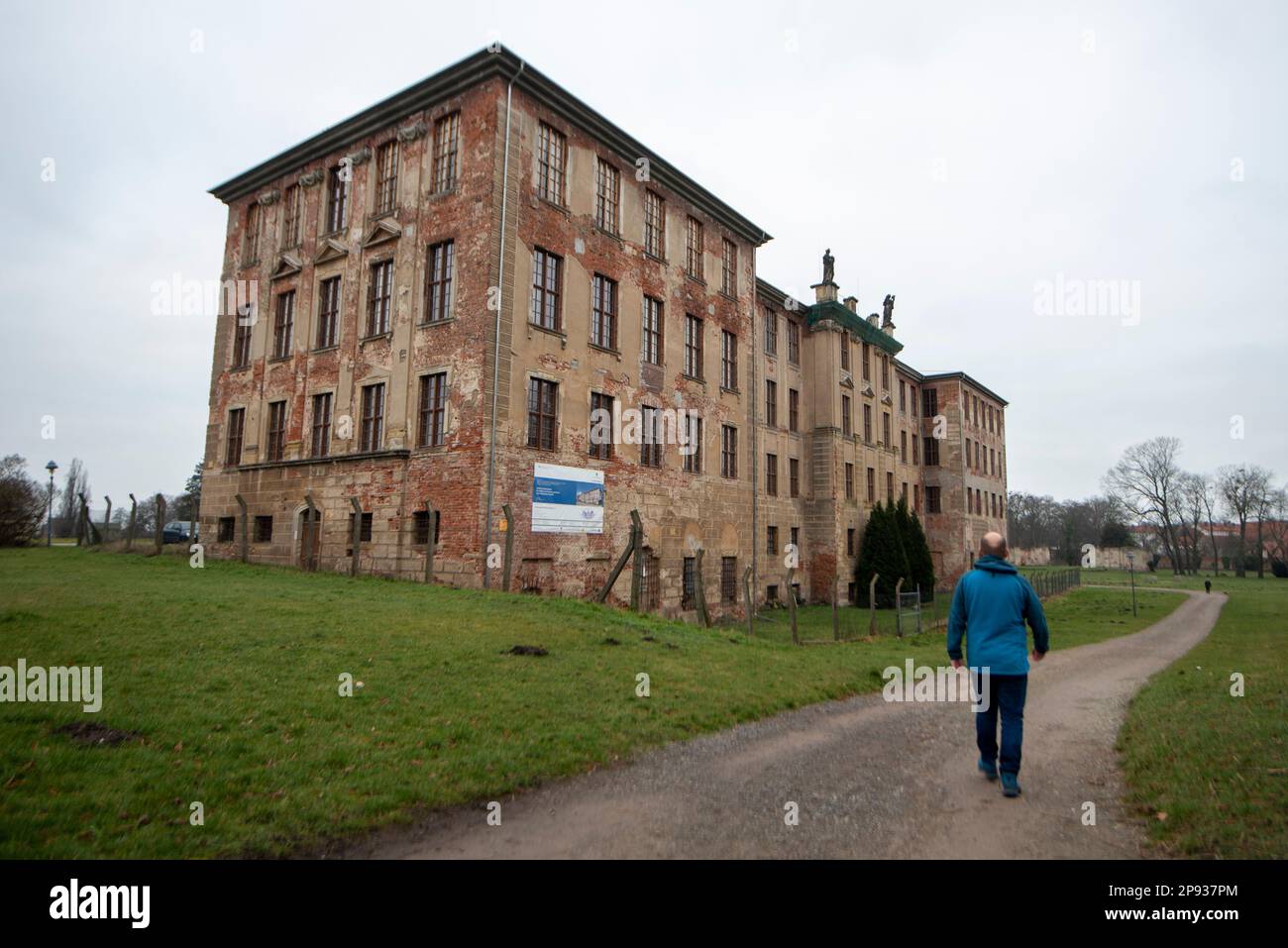 Zerbst Castle, once the residence of Sophie Auguste Friederike, later ...