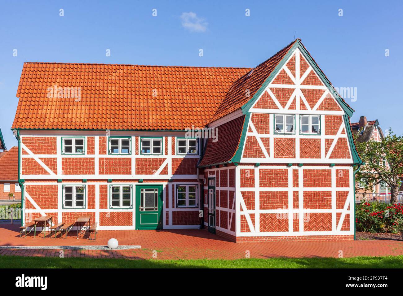 Werth'scher Hof, manor house from the 17th century, Borstel, Jork ...