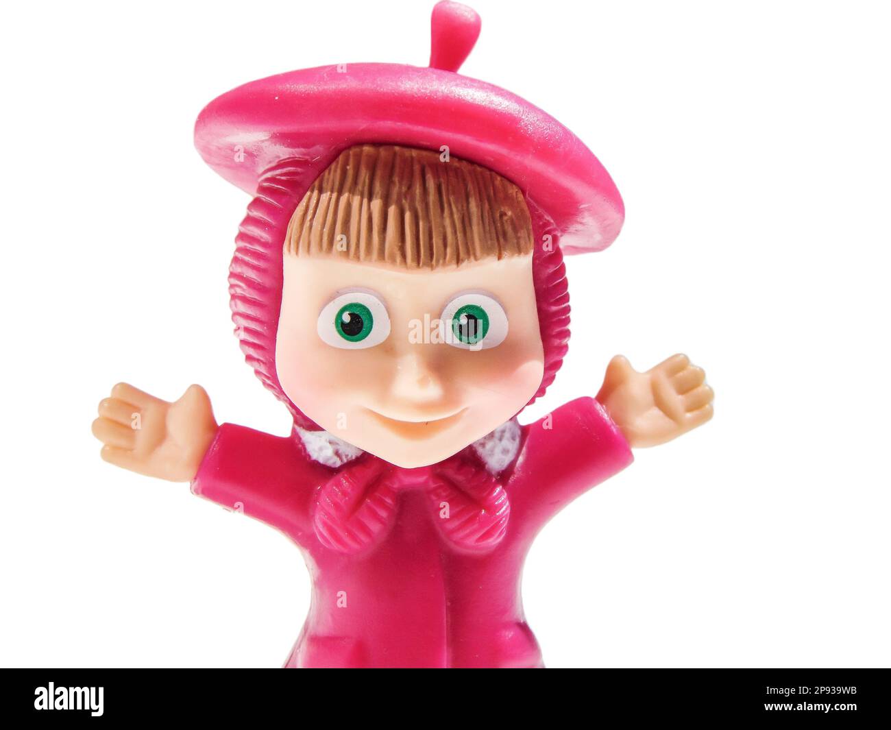 Baia Mare, Romania - August 4 2022: Masha toy from the cartoon Masha ...