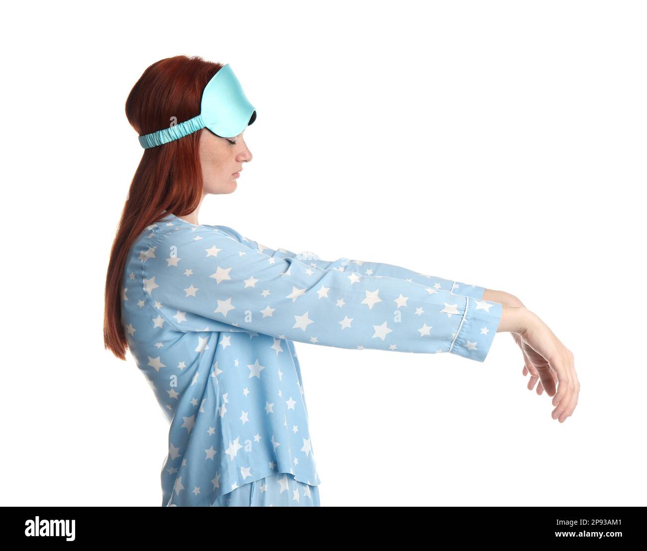 Sleepwalking girl Cut Out Stock Images & Pictures - Alamy