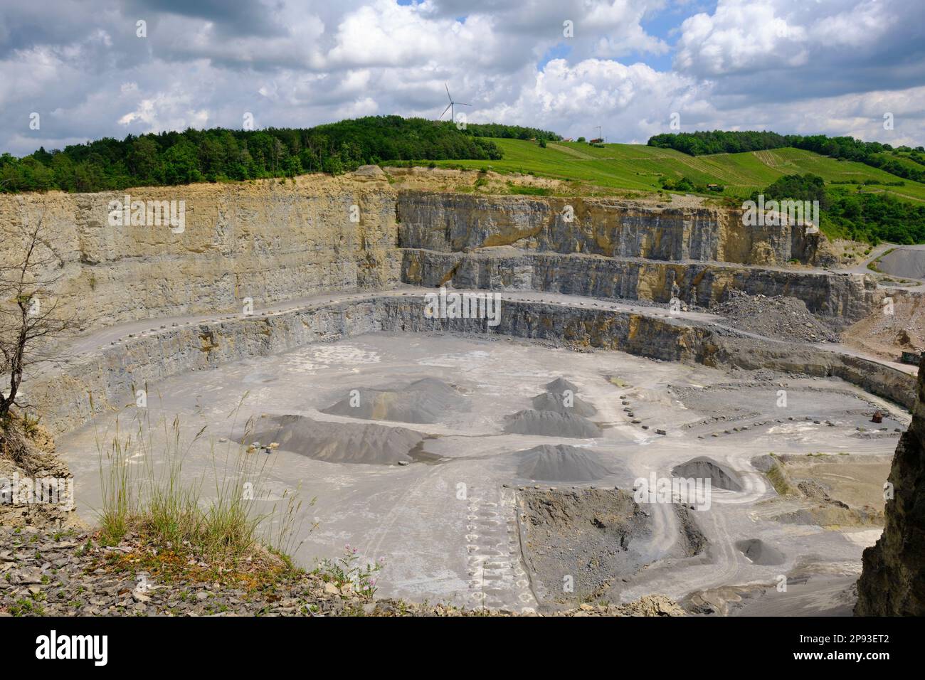 Quarry below the Höhfeldplatte nature and landscape reserve near ...