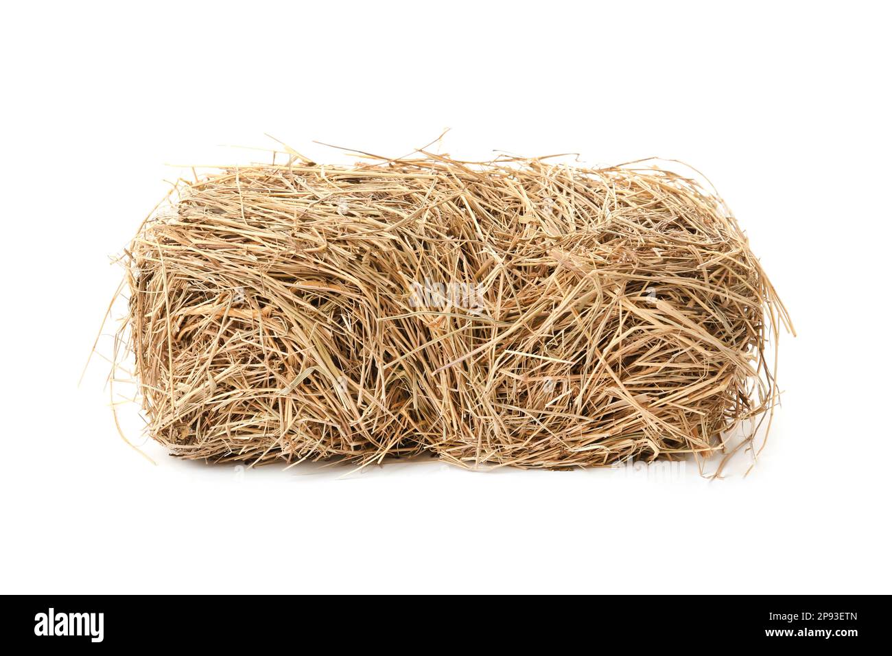 Hay bale on agricultural Cut Out Stock Images & Pictures - Alamy