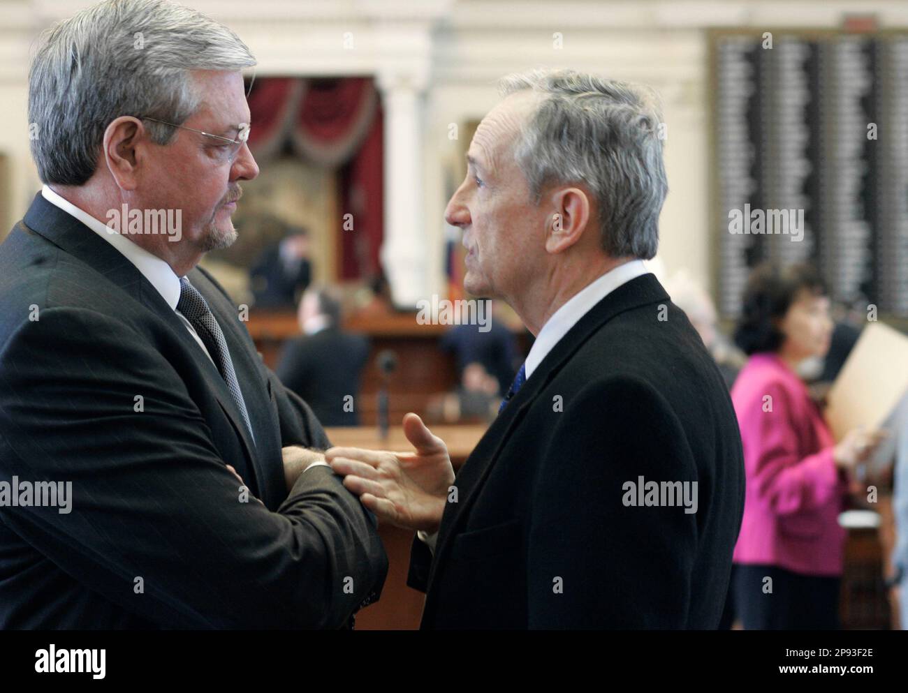 Rep. Joe Driver, R-Garland, left, and Sen. Jeff Wentworth, R-San ...