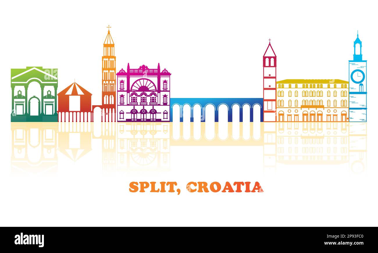 Skyline split Cut Out Stock Images & Pictures - Alamy