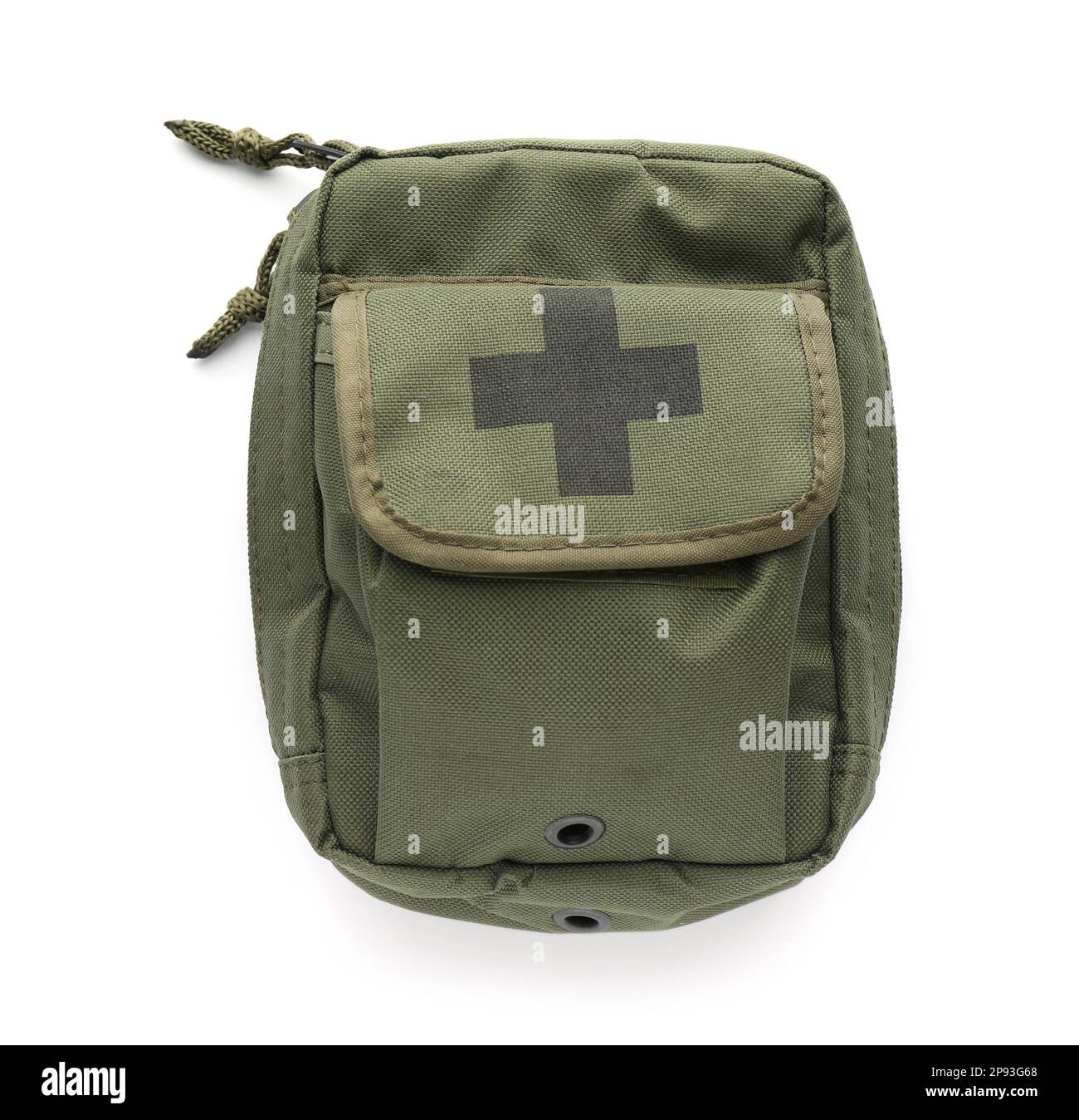 First aid kit bag on white background, top view. Health care Stock ...