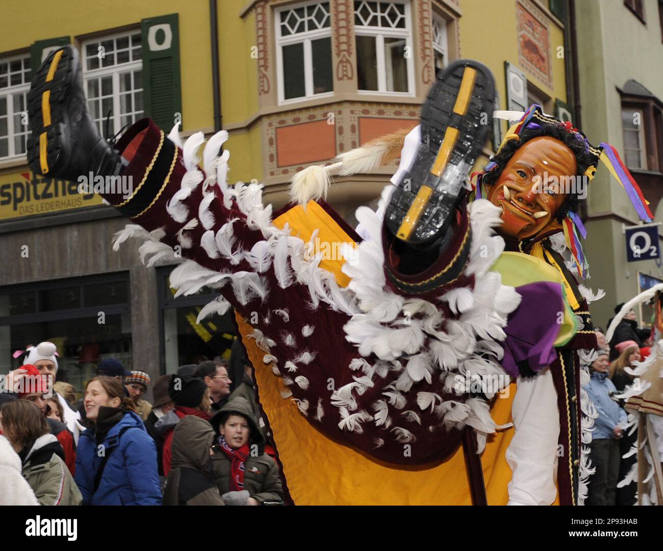 Ein "Federahansel", eine der klassischen Figuren der Rottweiler ...