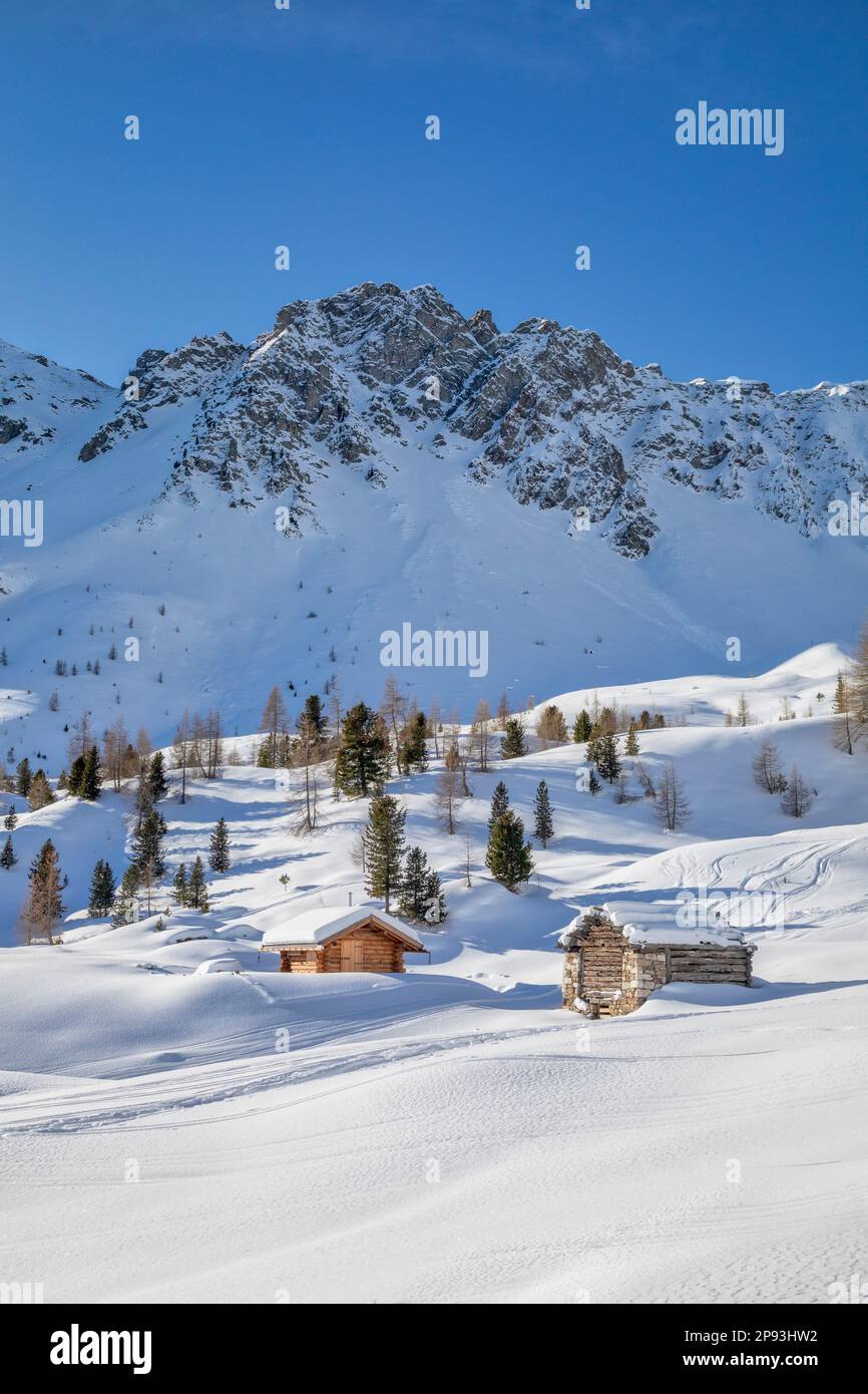 Italy, Trentino Alto Adige, province of Trento, San Giovanni di Fassa ...