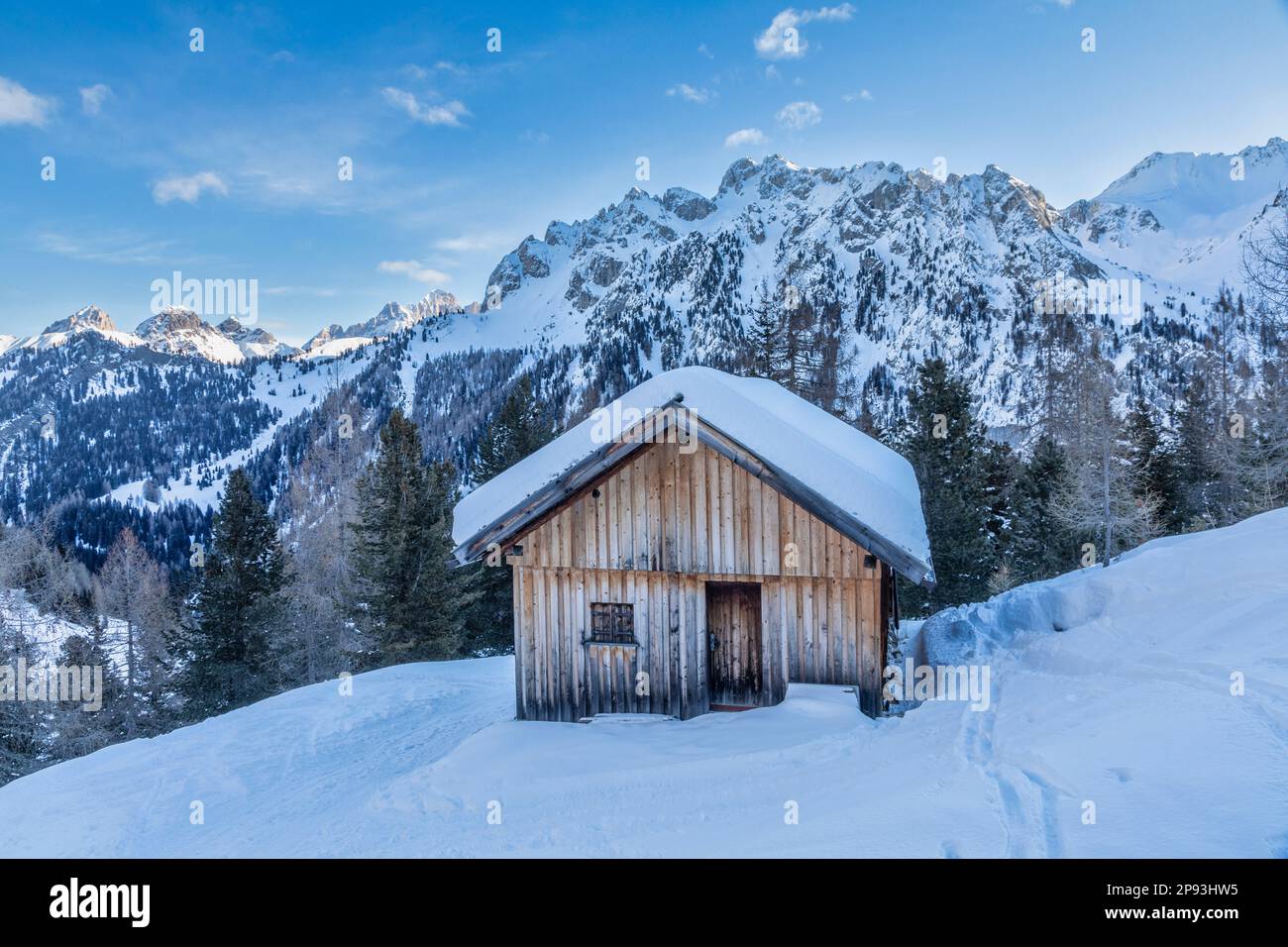 Italy, Trentino Alto Adige, province of Trento, San Giovanni di Fassa ...
