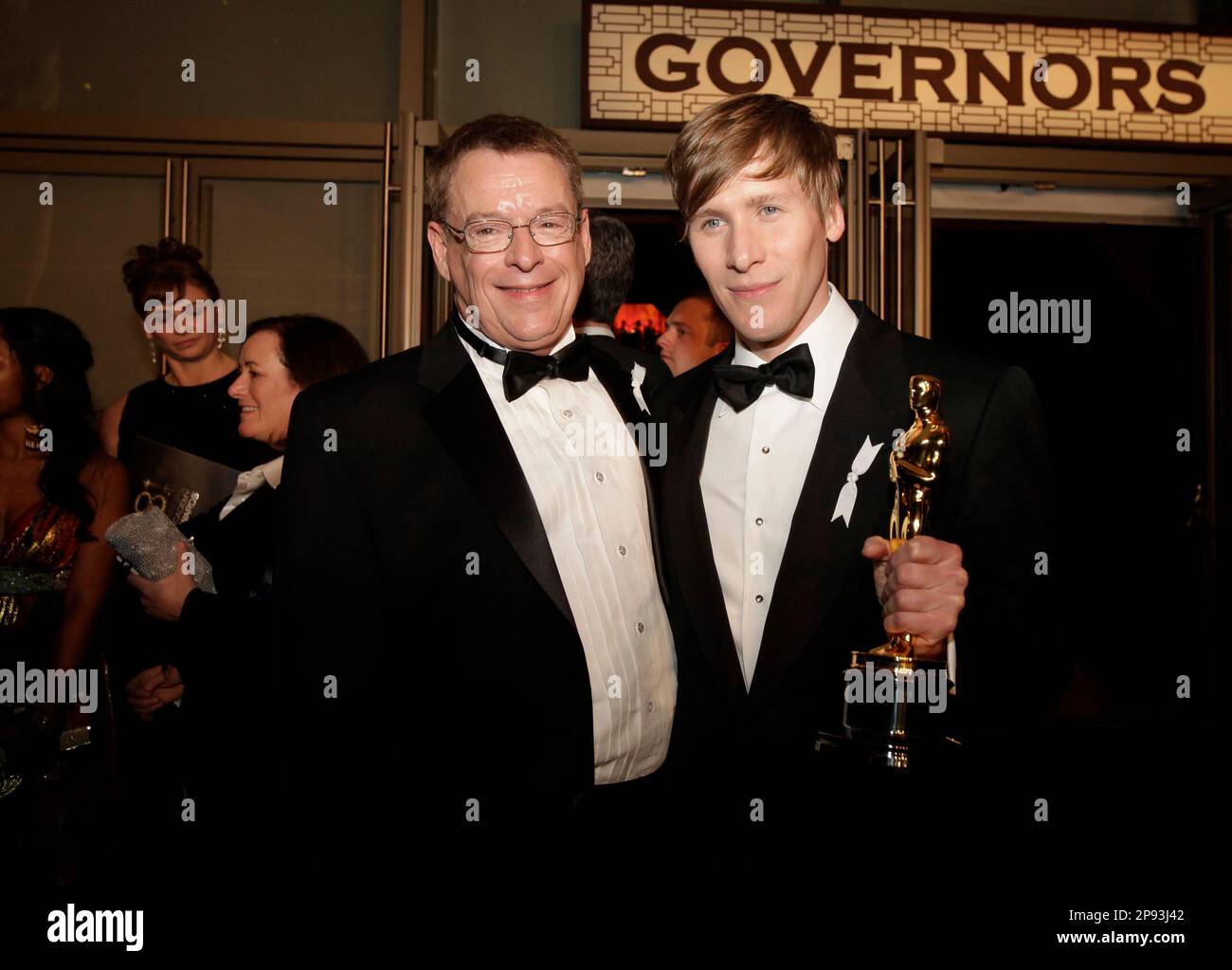 Screenwriter Dustin Lance Black, right, and gay rights activist Cleve ...