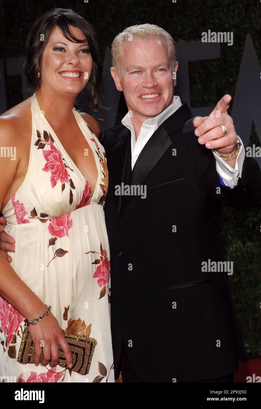 Actor Neal McDonough with his wife Ruve Robertson arrives at the Vanity ...