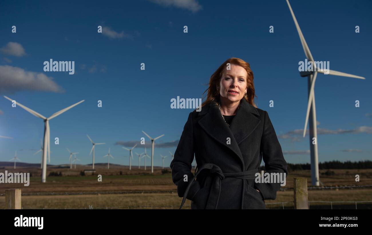 Harburn, Scotland, UK. 10 March 2023.PICTURED: Ash Regan MSP seen ...