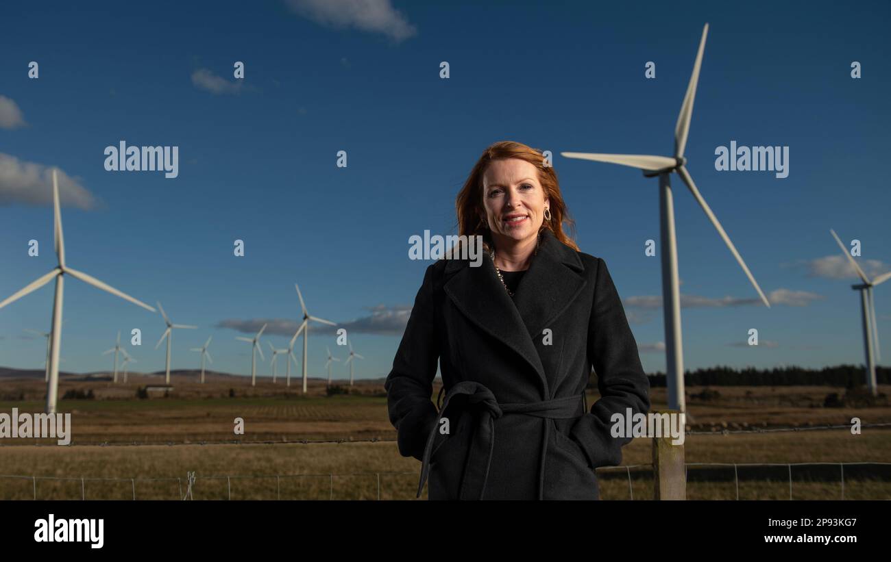 Harburn, Scotland, UK. 10 March 2023.PICTURED: Ash Regan MSP seen ...