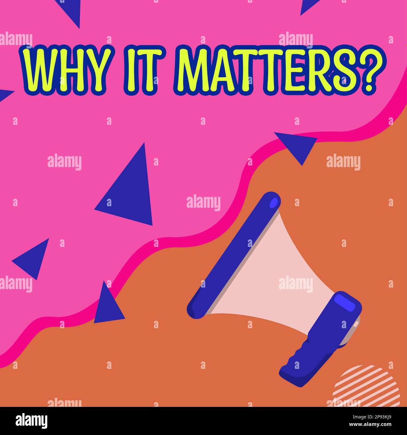 Writing displaying text Why It Matters. Word Written on Important ...