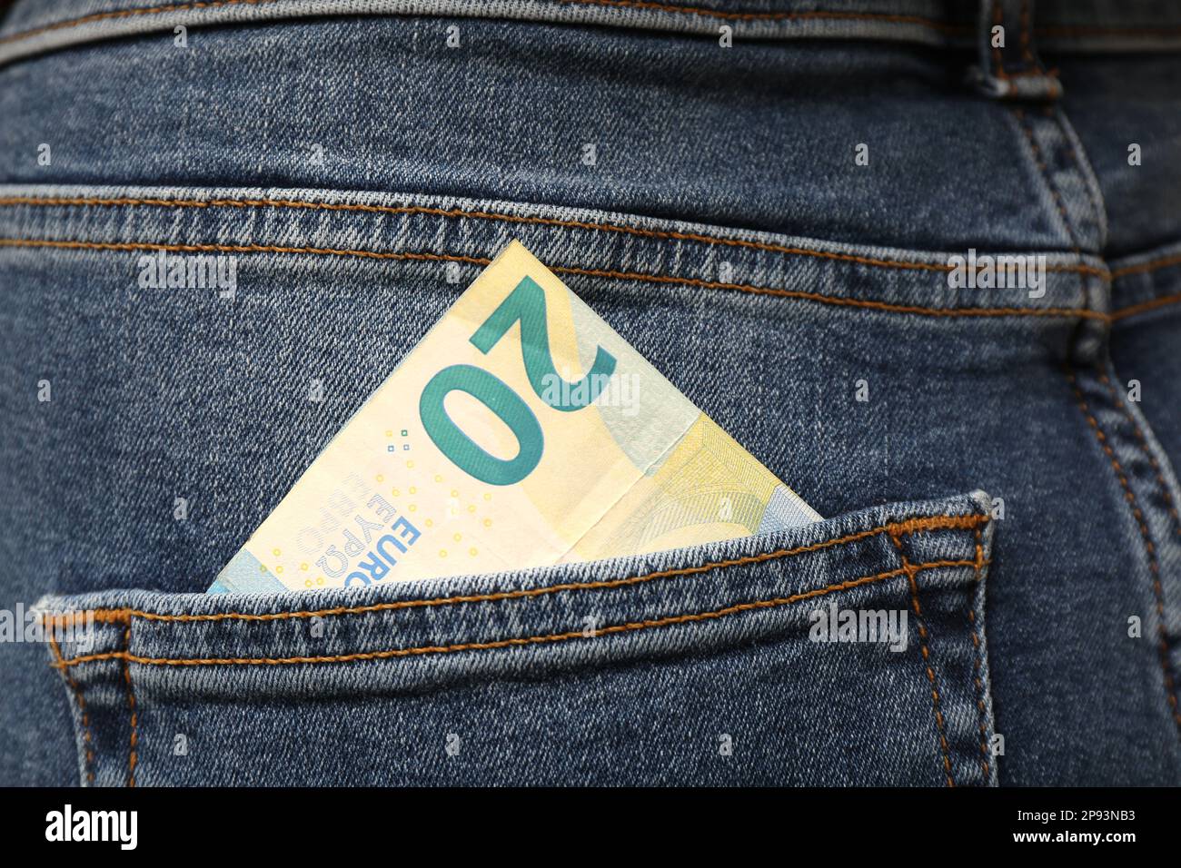 20 euro bill back hi-res stock photography and images - Alamy