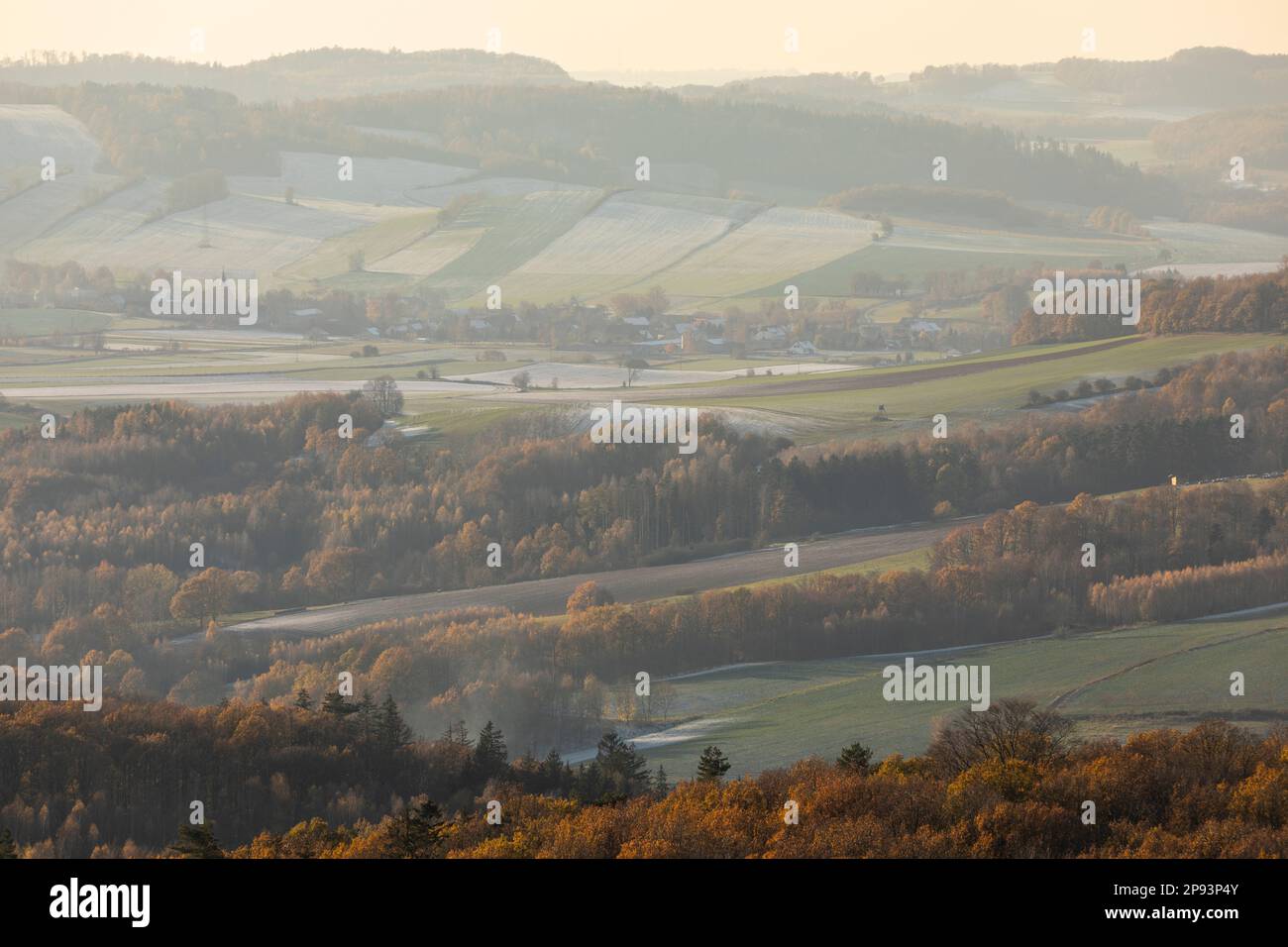 Europe, Poland, Lower Silesia, Viewpoint in Gozdno Stock Photo - Alamy