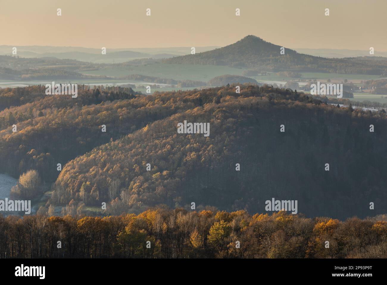 Europe, Poland, Lower Silesia, Viewpoint in Gozdno Stock Photo - Alamy