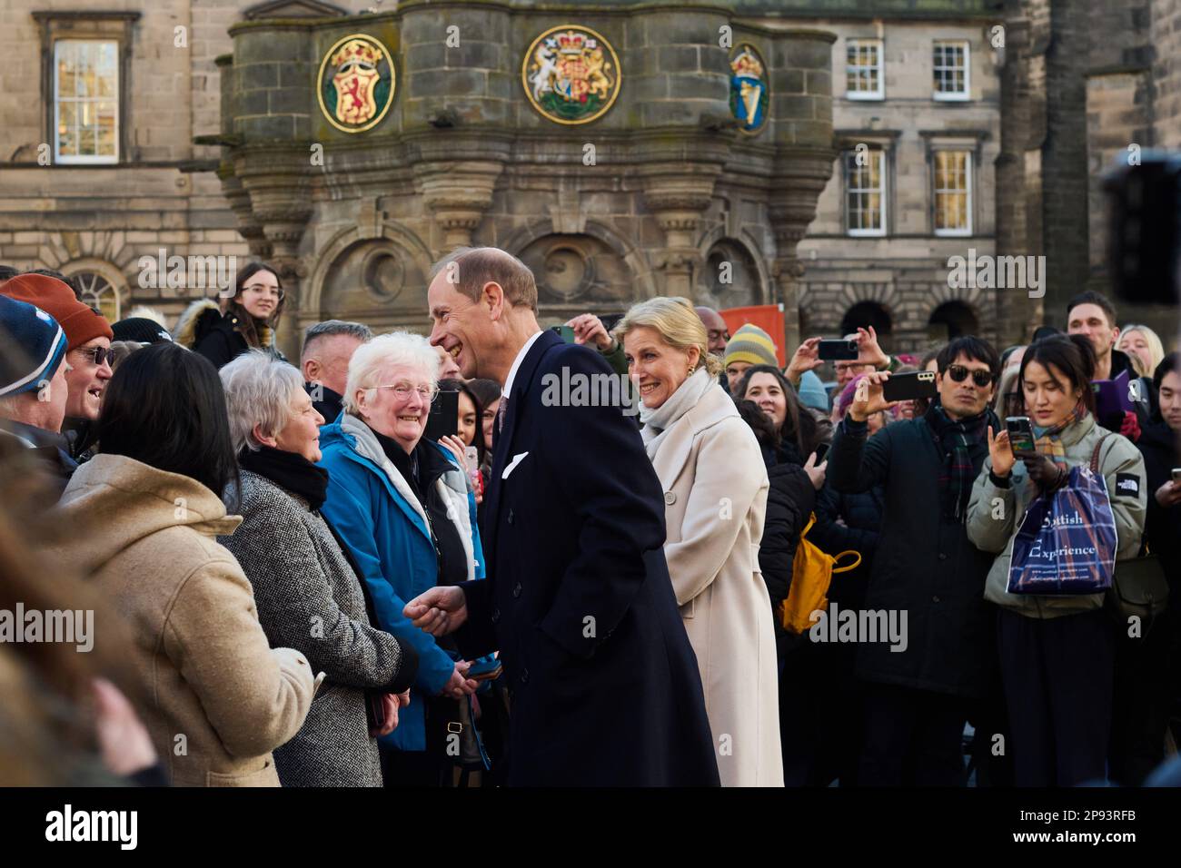 Edinburgh Scotland, UK 10 March 2023. New Duke of Edinburgh Prince ...