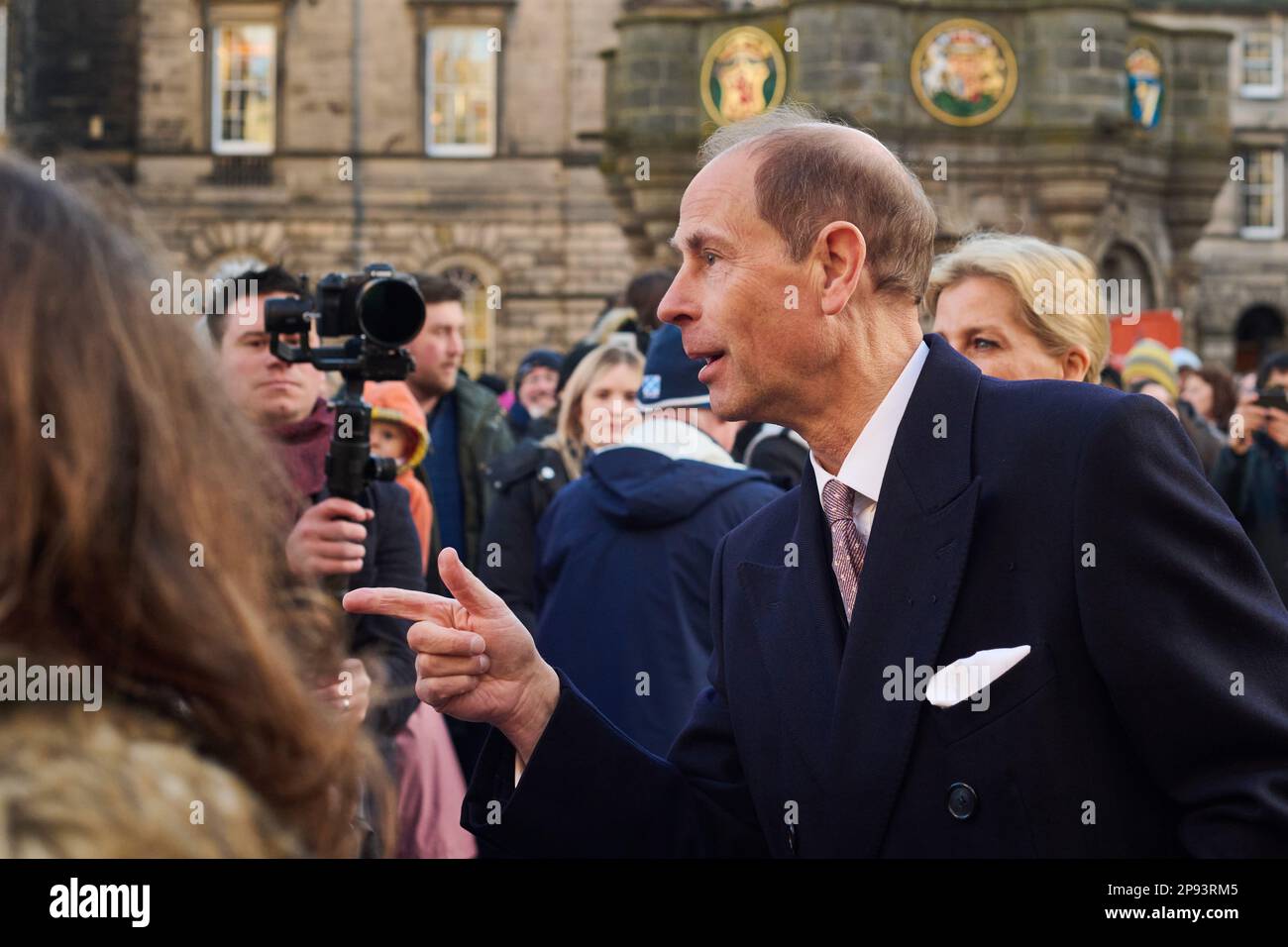 Edinburgh Scotland, UK 10 March 2023. New Duke of Edinburgh Prince ...