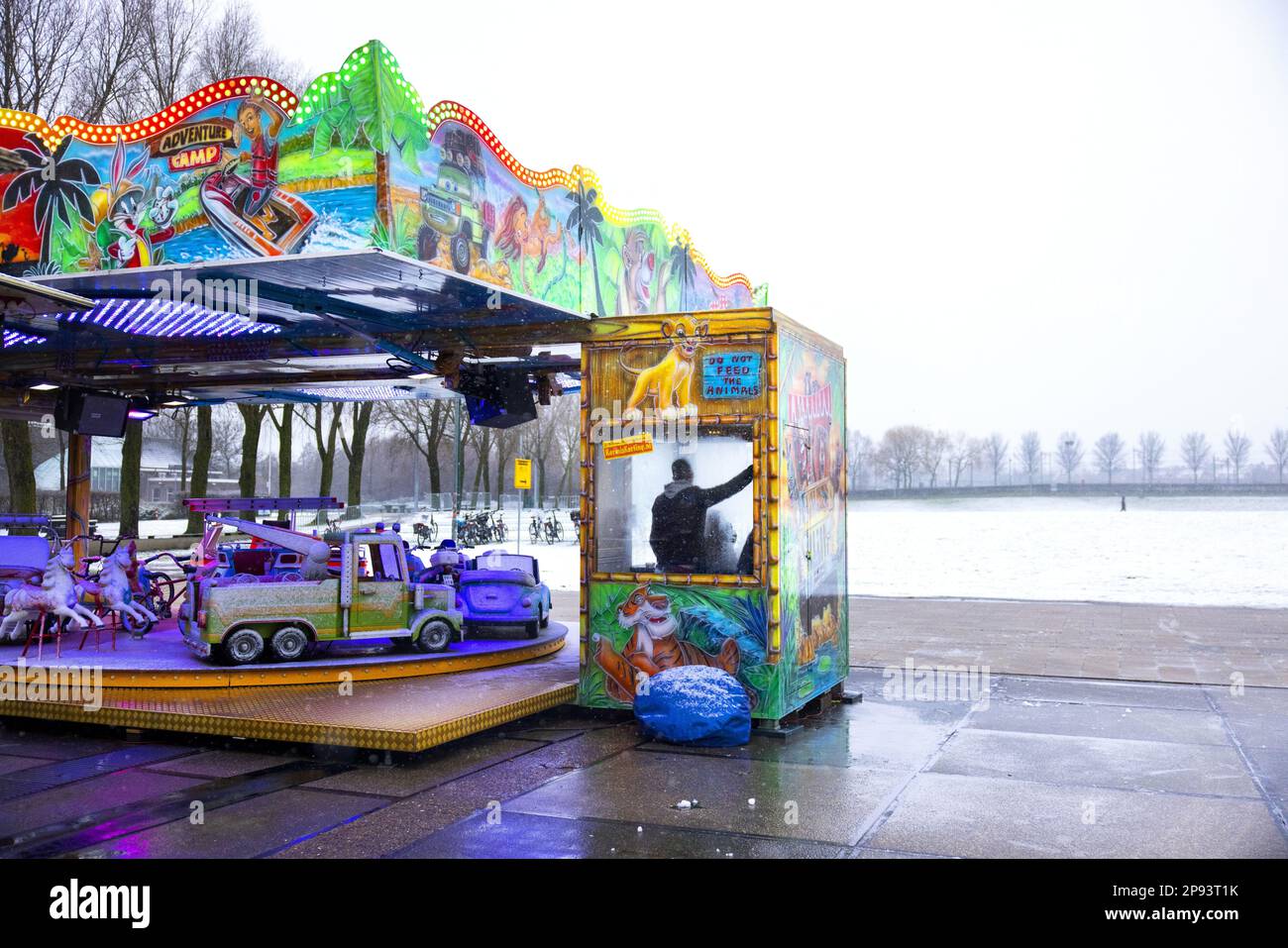 AMSTERDAM - The fair in the Westerpark. Measures have been taken ...