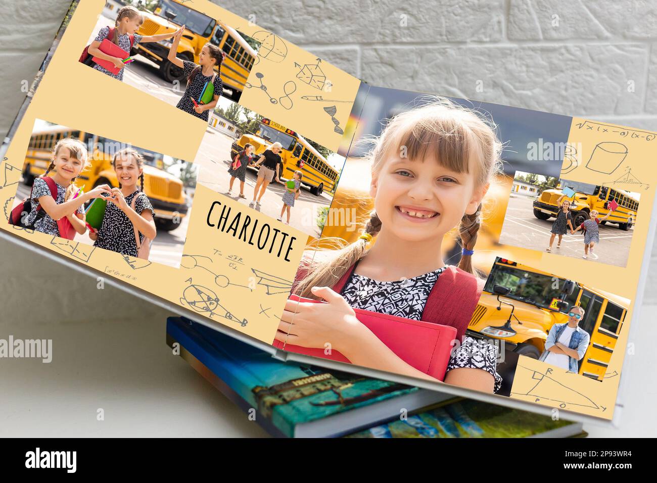 graduation album, photo book, image stories Stock Photo - Alamy