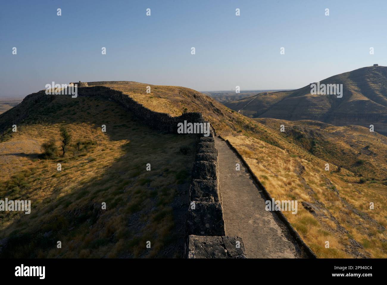 The ramparts of Rani kot, a fort in Pakistan also called the Great Wall ...