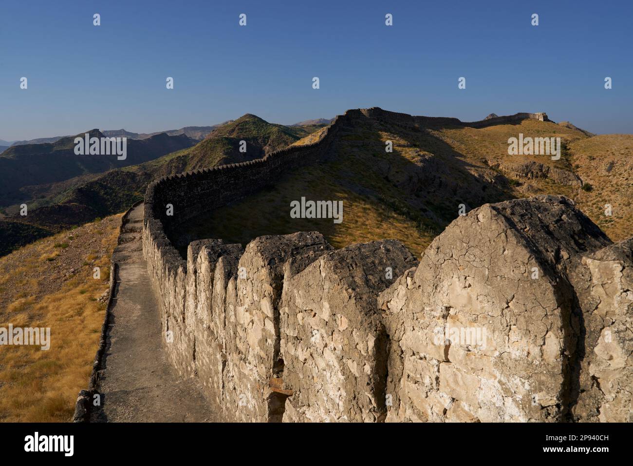 The ramparts of Rani kot, a fort in Pakistan also called the Great Wall ...