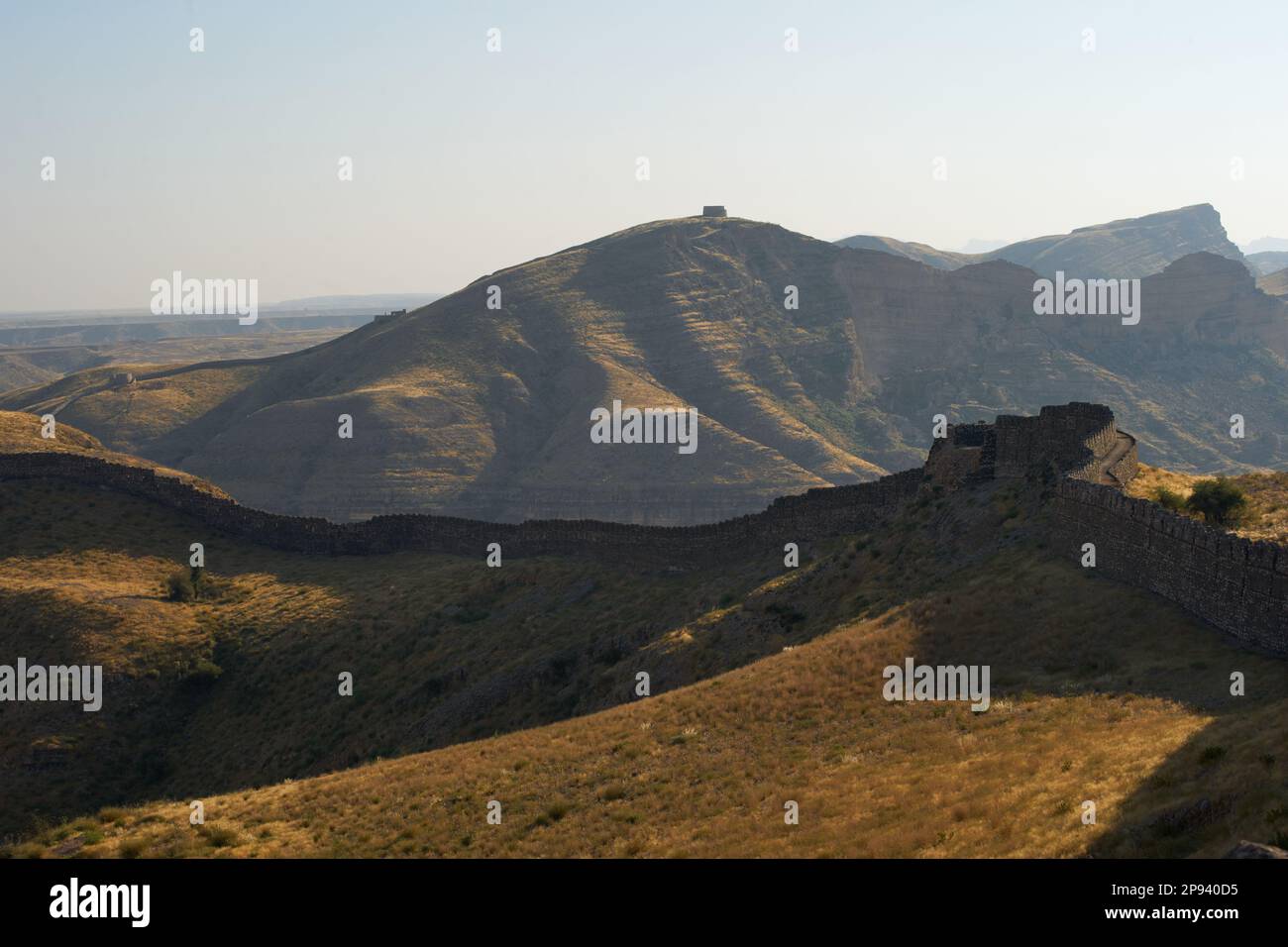 The ramparts of Rani kot, a fort in Pakistan also called the Great Wall ...