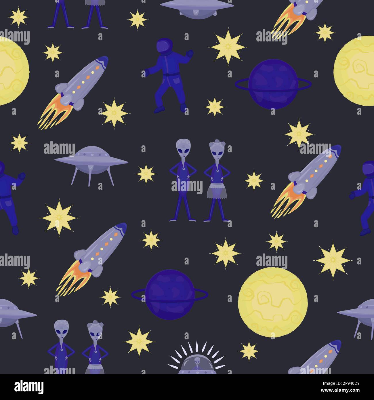 Space exploration station astronaut Stock Vector Images - Alamy