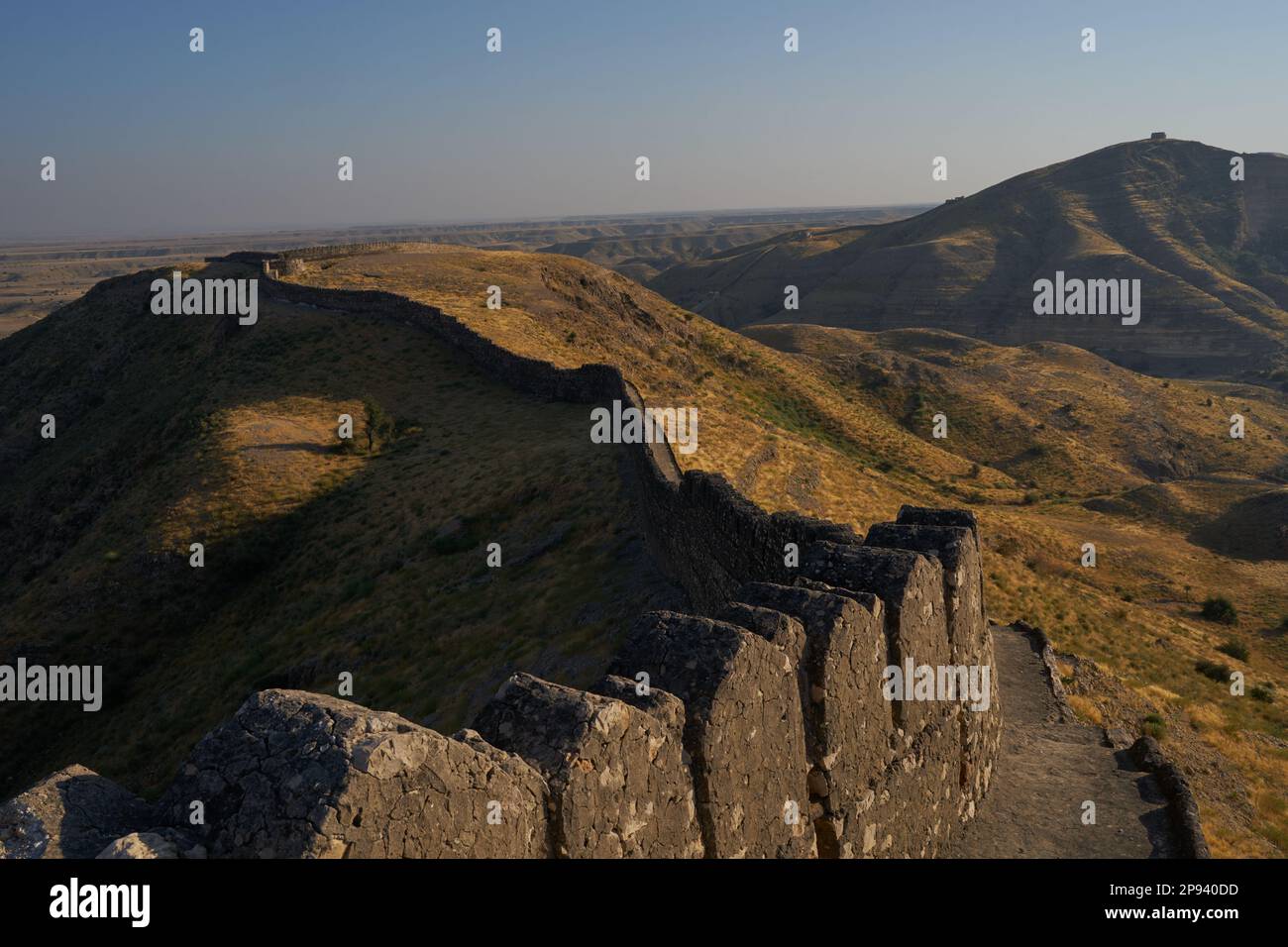 The ramparts of Rani kot, a fort in Pakistan also called the Great Wall ...