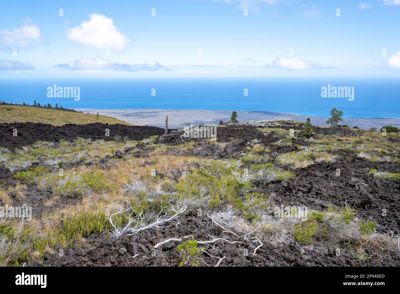 View from Kealakomo Overlook, Hawai'i Volcanoes National Park, Big ...