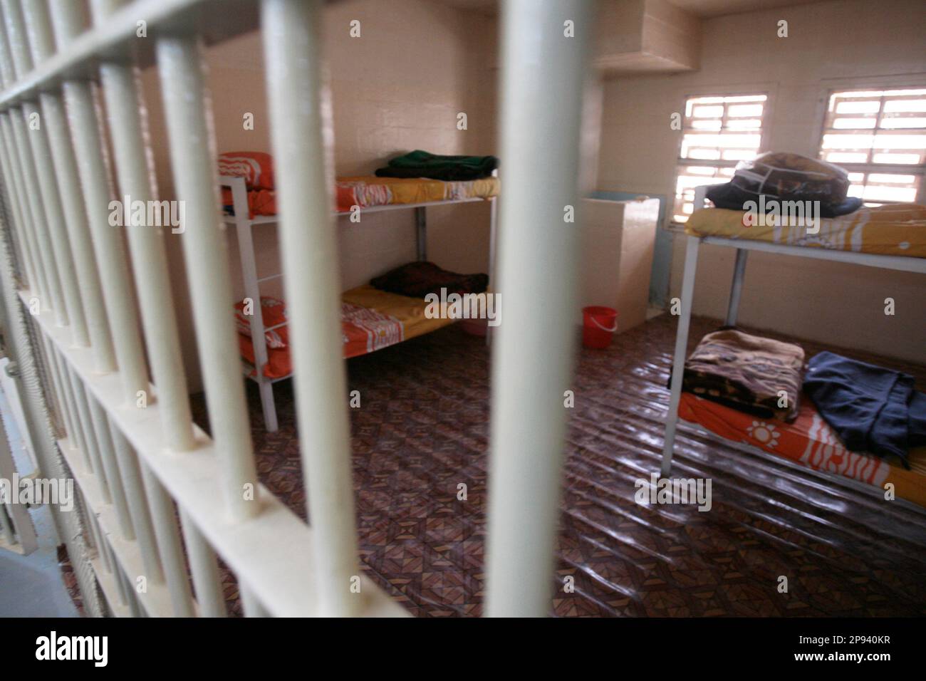 A cell is seen at a renovated Abu Ghraib prison, now renamed 'Baghdad ...