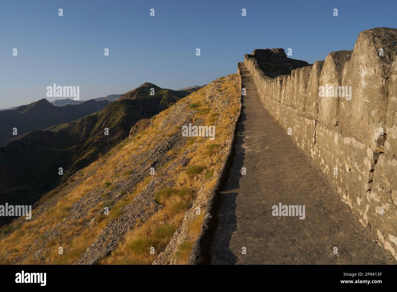 The ramparts of Rani kot, a fort in Pakistan also called the Great Wall ...
