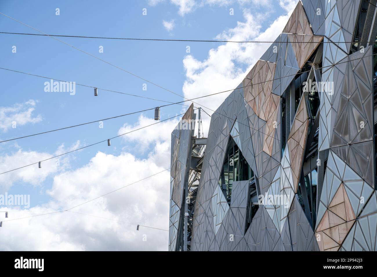 Federation square exterior melbourne hi-res stock photography and ...